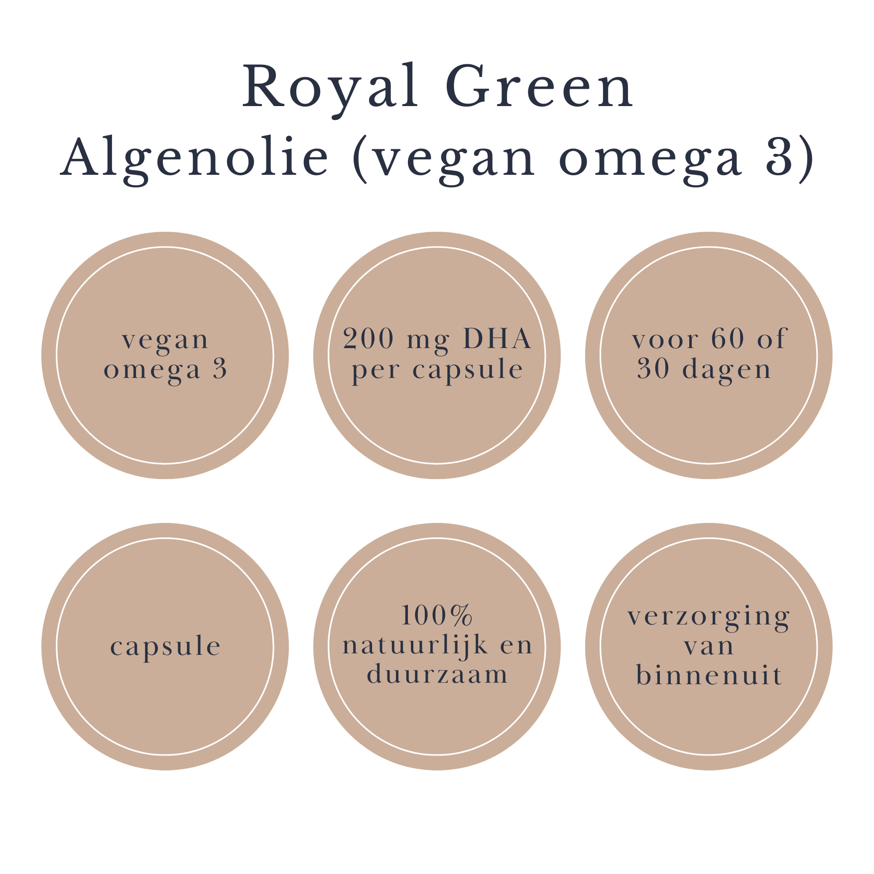 Omega 3 vetzuren DHA en EPA, algenolie | Beautysups.com